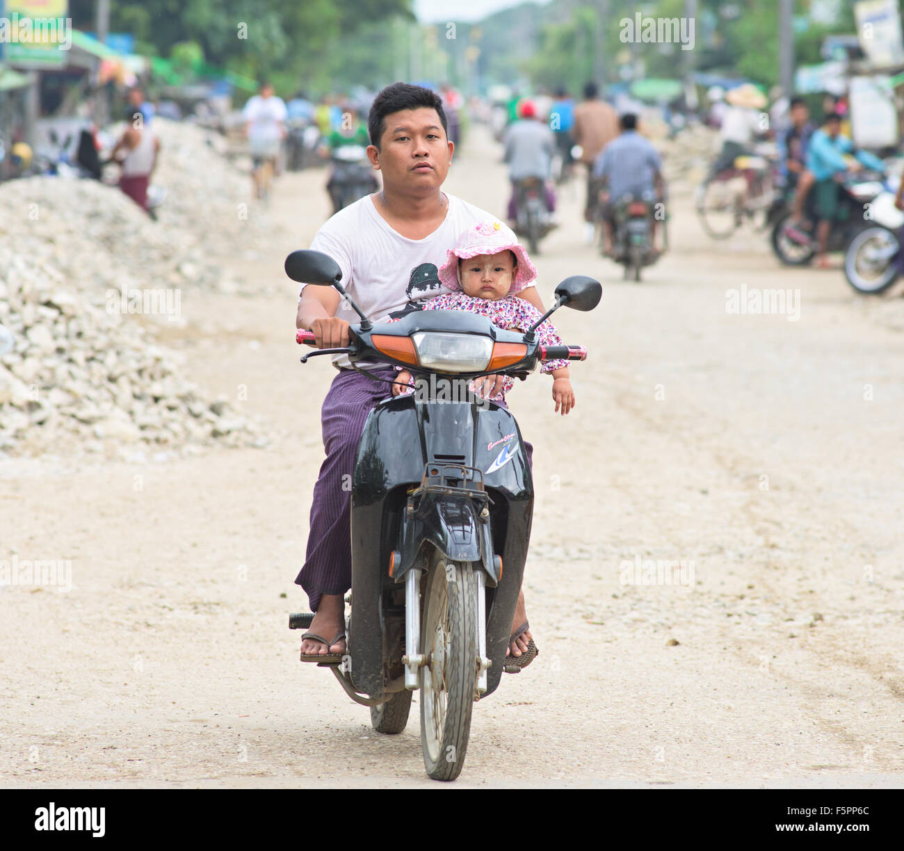 Myanmar motorbike hi-res stock photography and images - Alamy