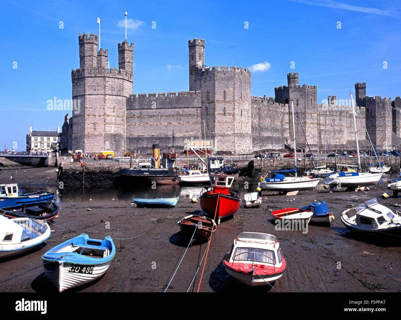 Caernarfon Medieval Fortress High Resolution Stock Photography and ...