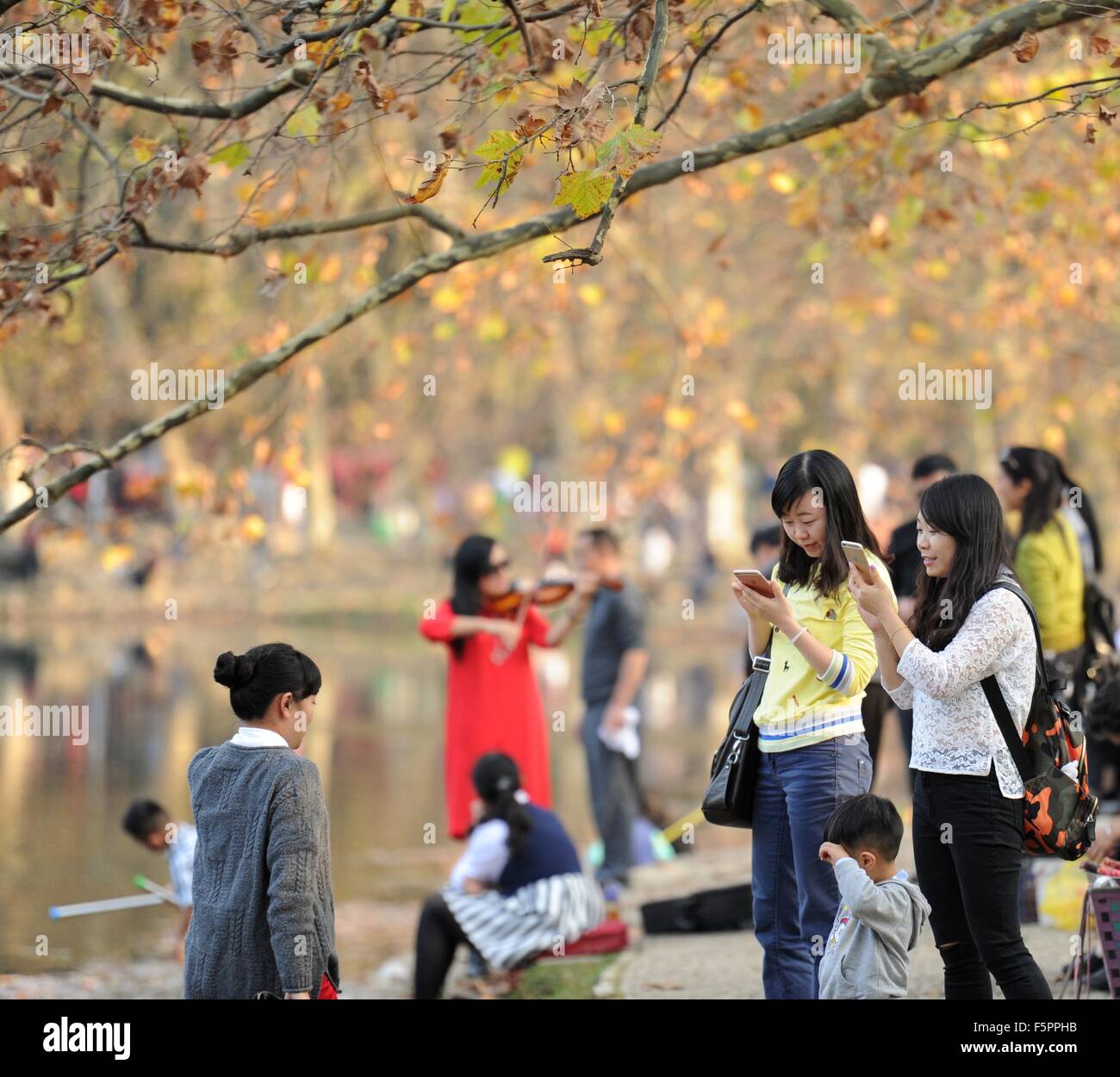 Guiyang, China's Guizhou Province. 8th Nov, 2015. People visit Pingqiao ...