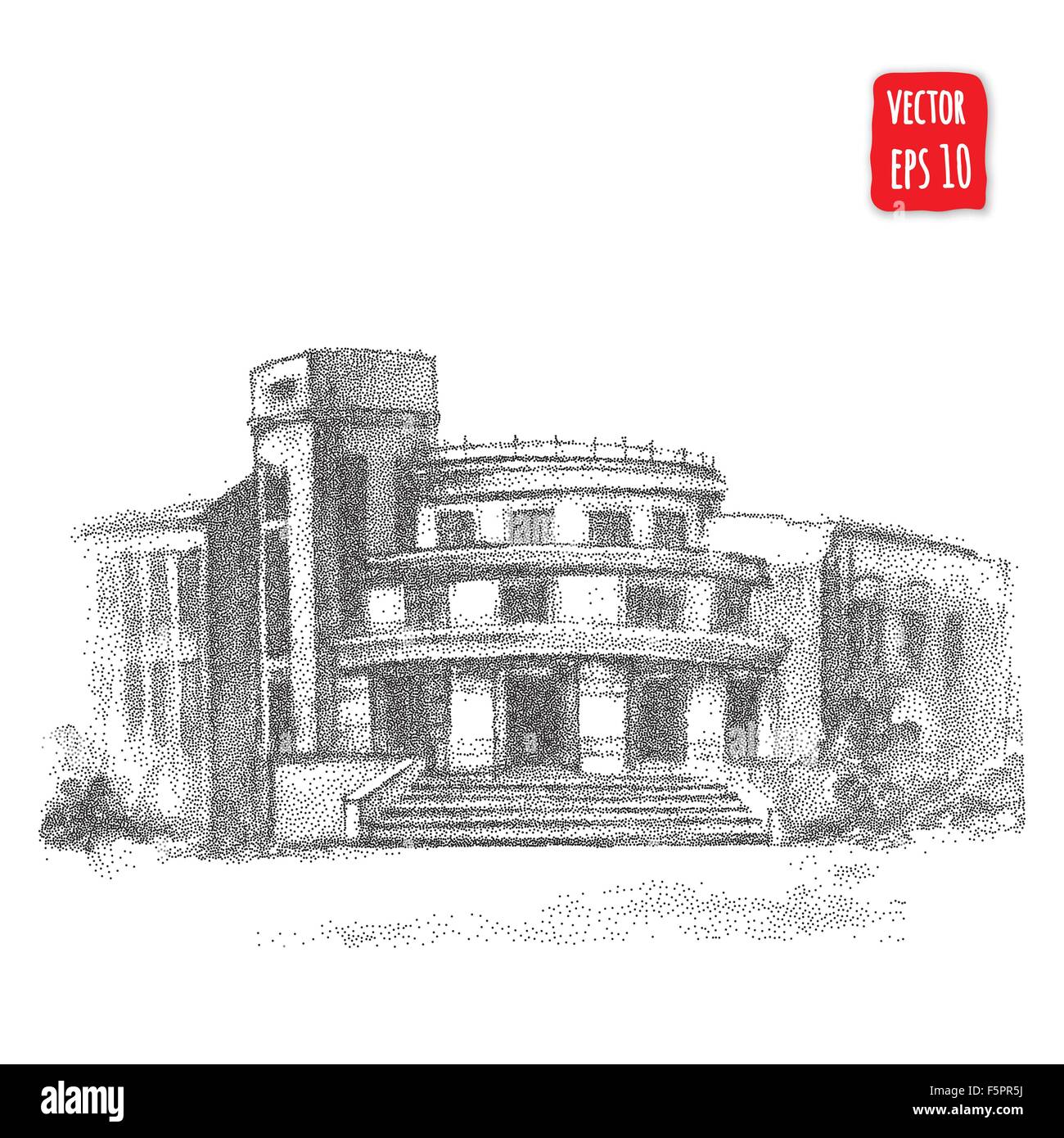 Hand drawn City building Stock Vector Image & Art - Alamy