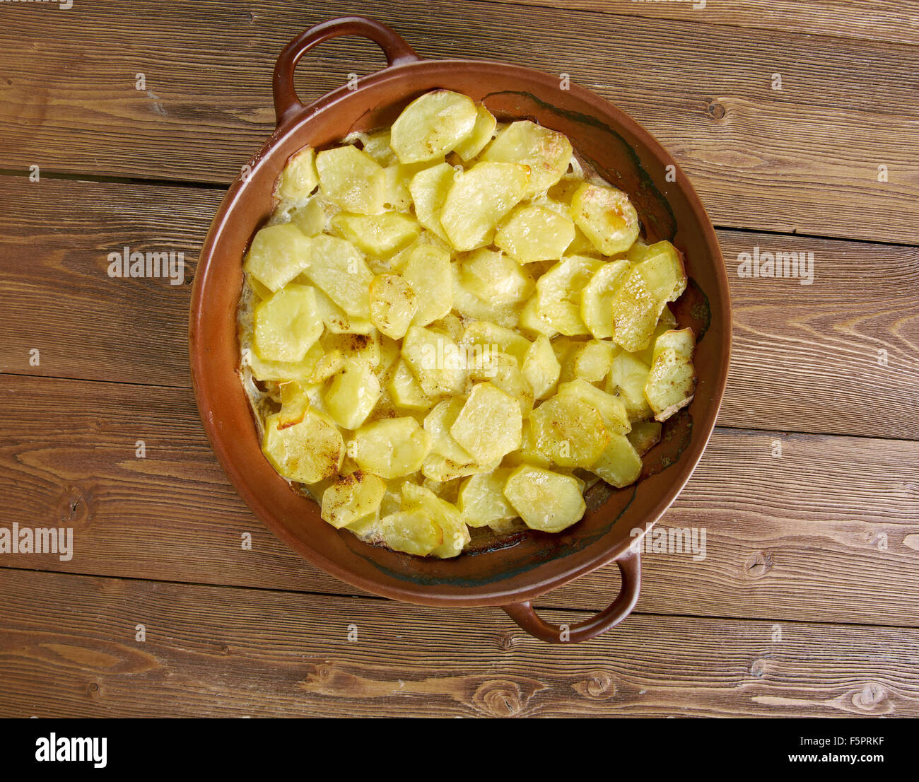 Gratin dauphinois - traditional regional French dish Stock Photo - Alamy