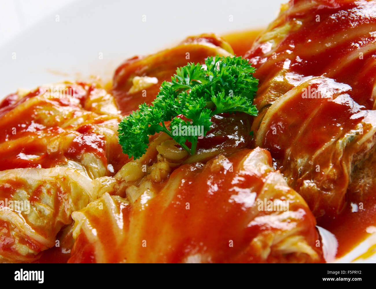 Sarma - dish of grape, cabbage, monk's rhubarb or chard leaves rolled ...