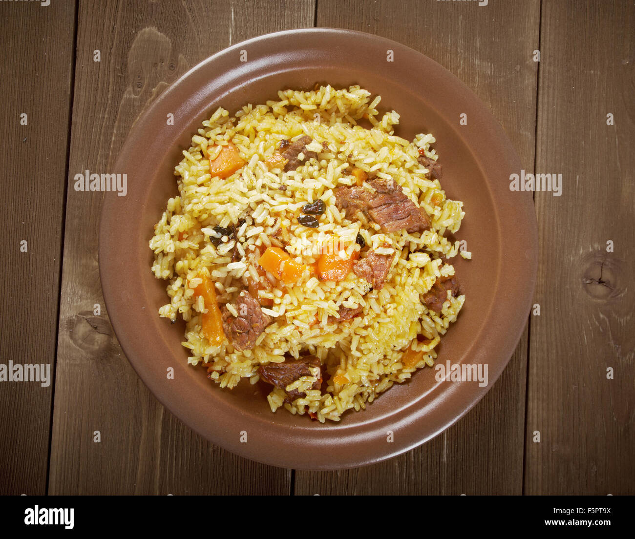 Traditional oriental pilaf.close up Stock Photo - Alamy