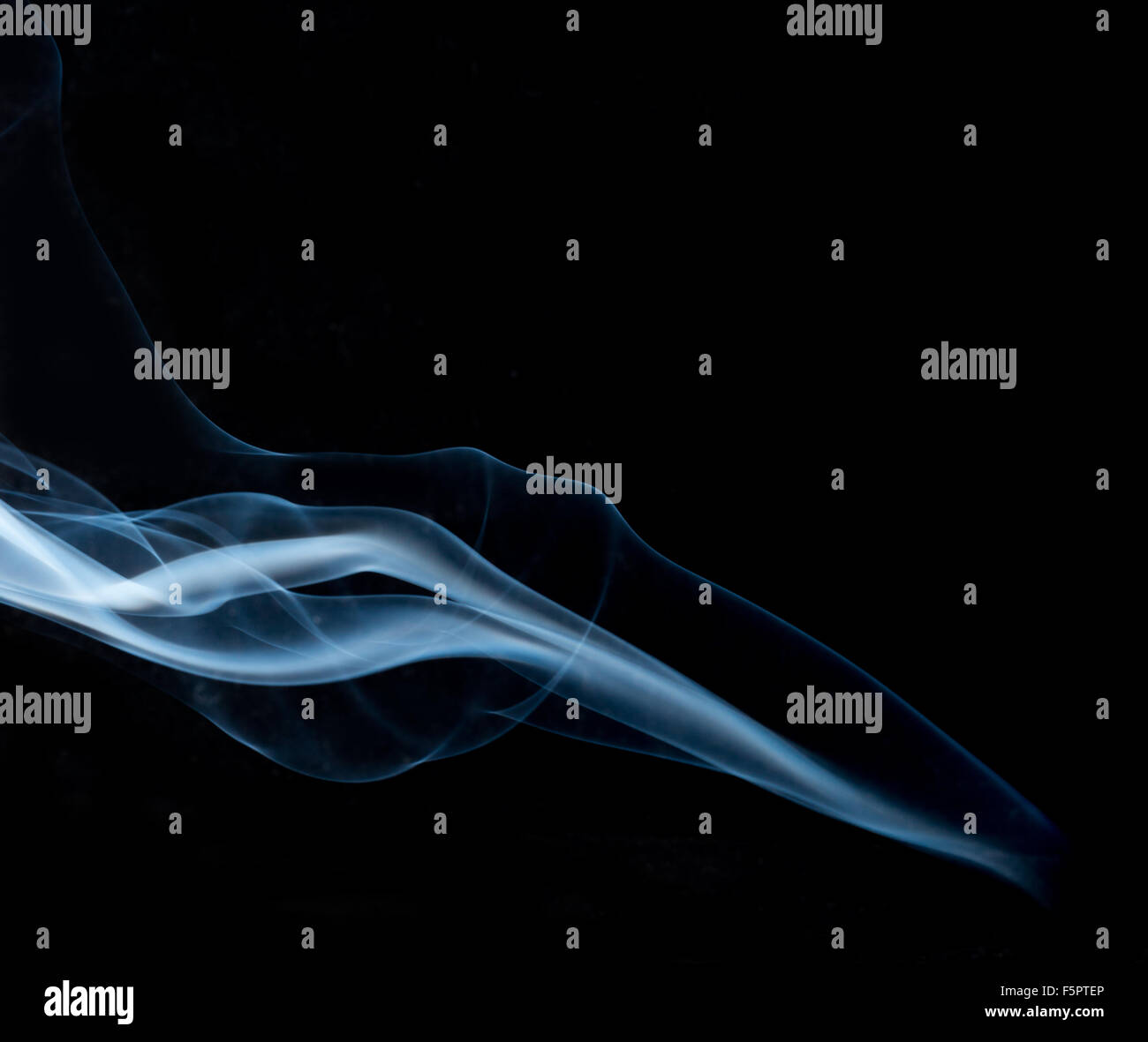 Movement of white smoke Stock Photo - Alamy