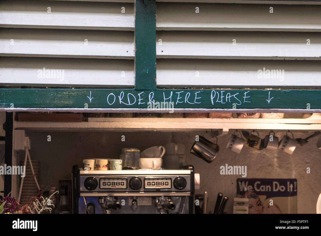 Bristol England UK St Nicholas Market Order Here Sign Stock Photo - Alamy