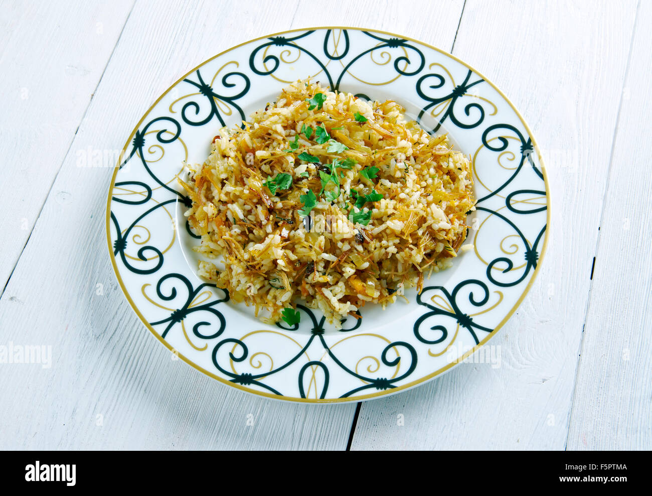 Turkish Pilaf - Sehriyeli pilav Stock Photo - Alamy