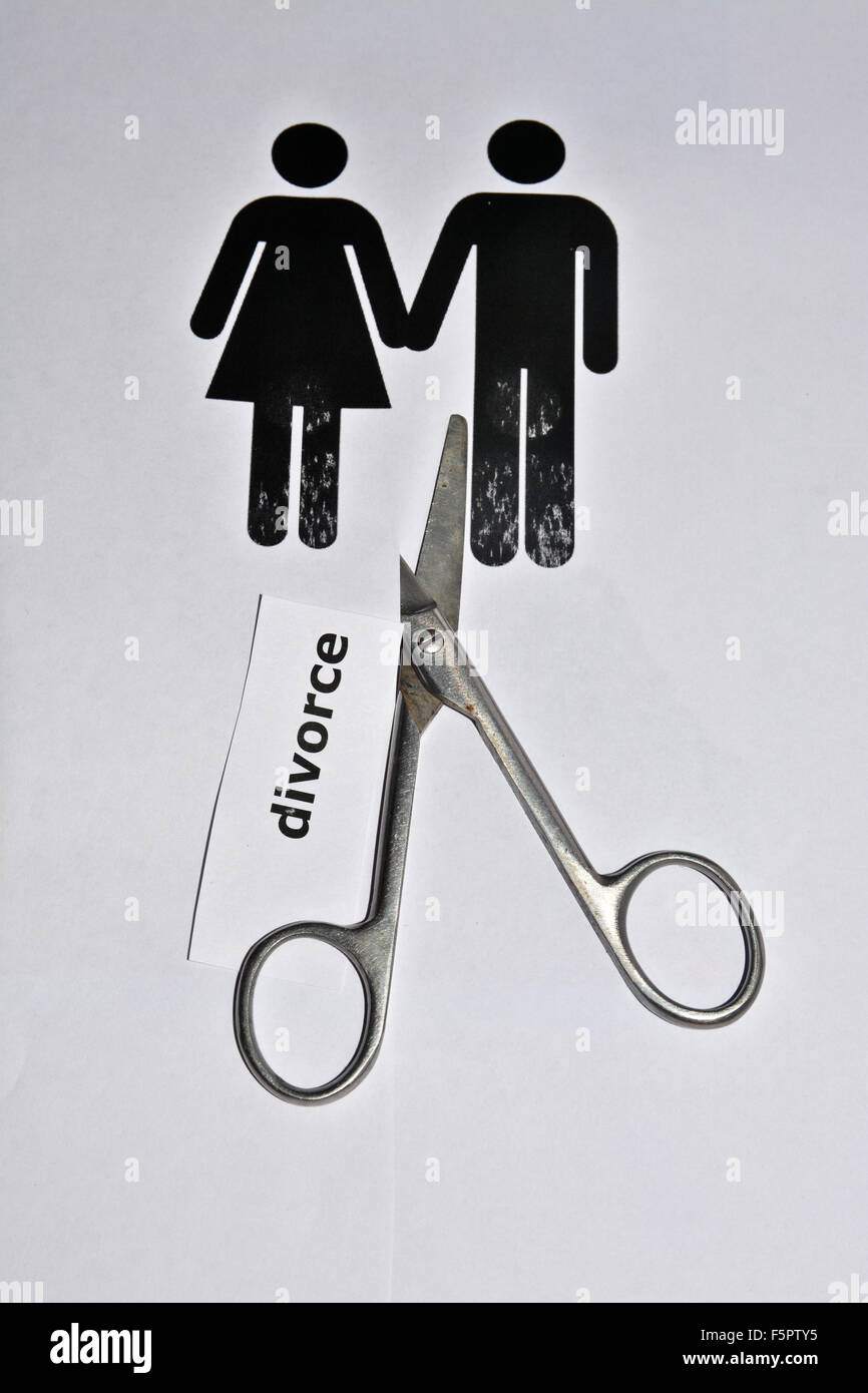 The divorce and separation. A symbolic representation of the decay of a ...