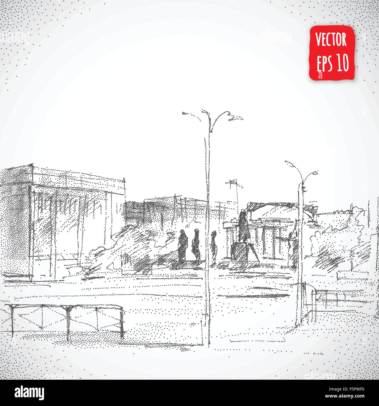 Hand drawn City Street Stock Vector Image & Art - Alamy