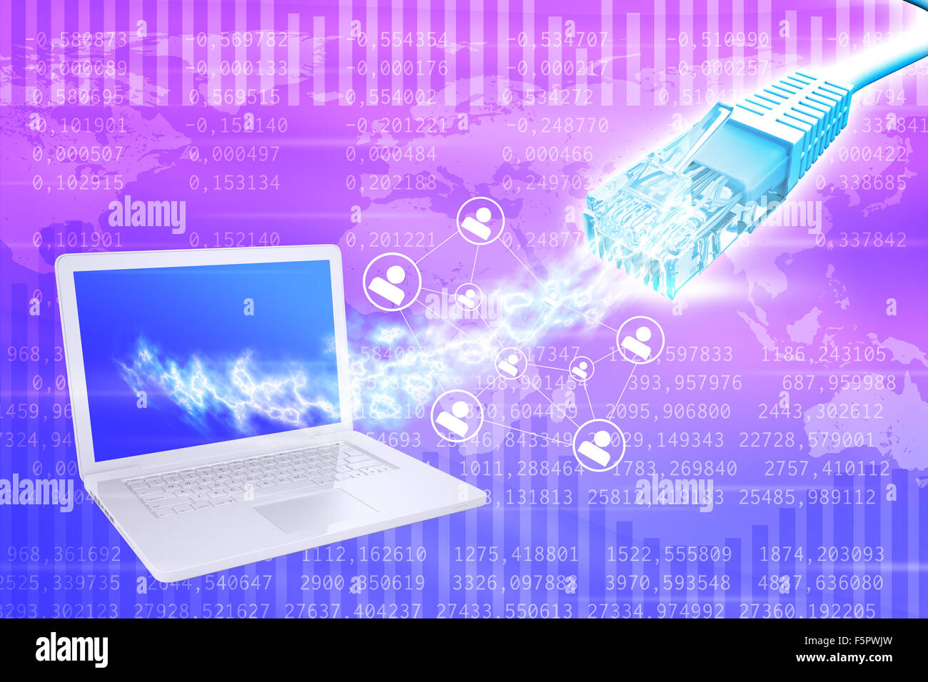 Cable wire computer icons hi-res stock photography and images - Alamy