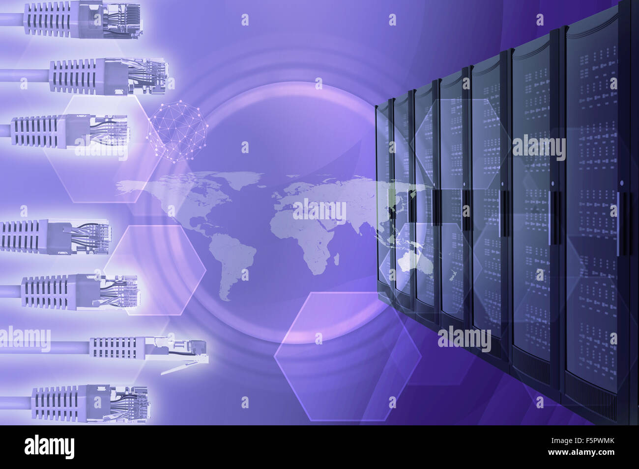 Abstract background with set of wires Stock Photo - Alamy