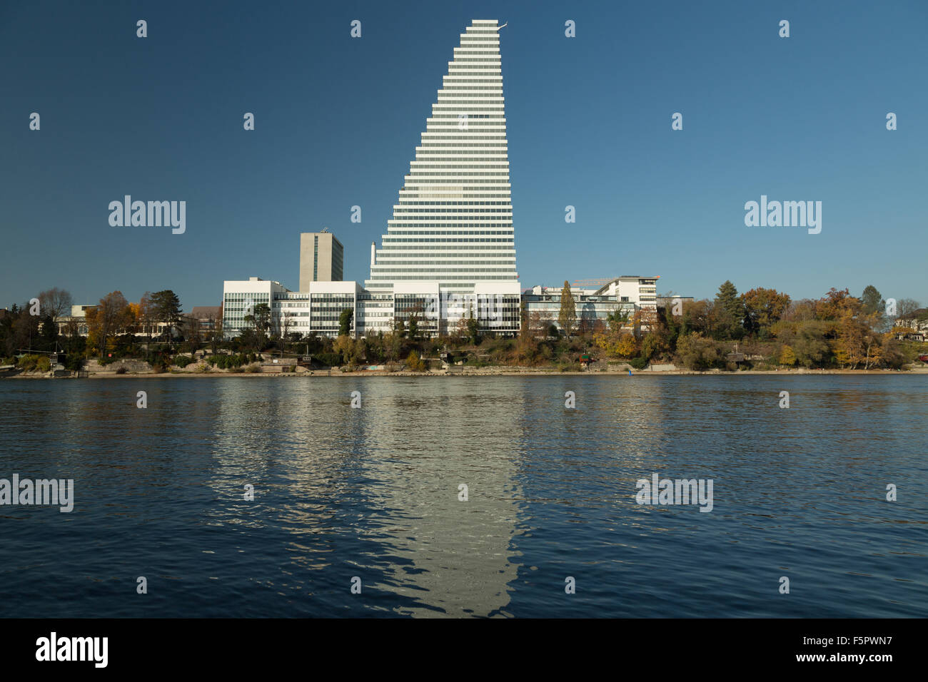 Roche tower basel hi-res stock photography and images - Alamy