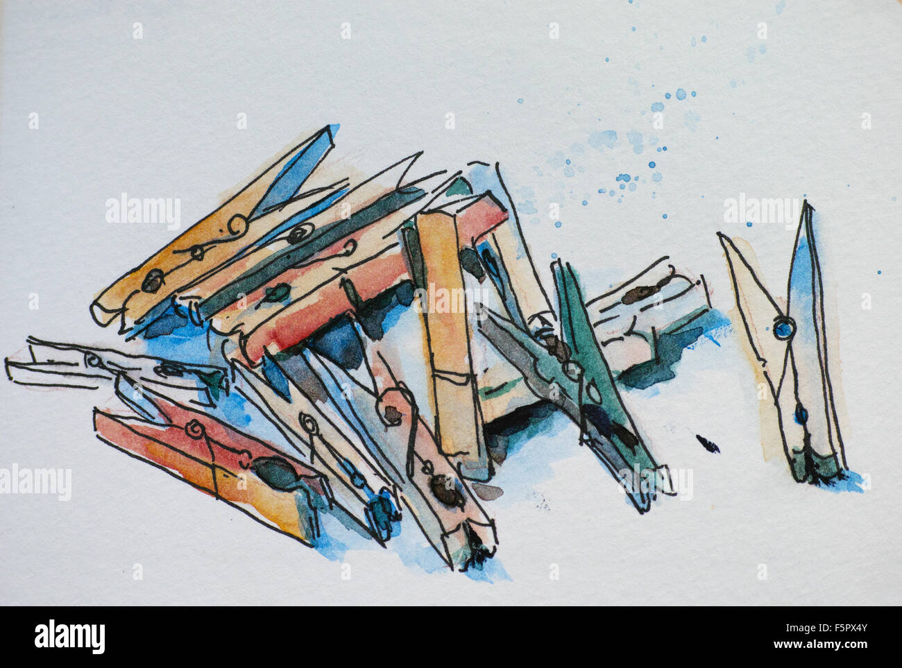 2d sketch hi-res stock photography and images - Alamy