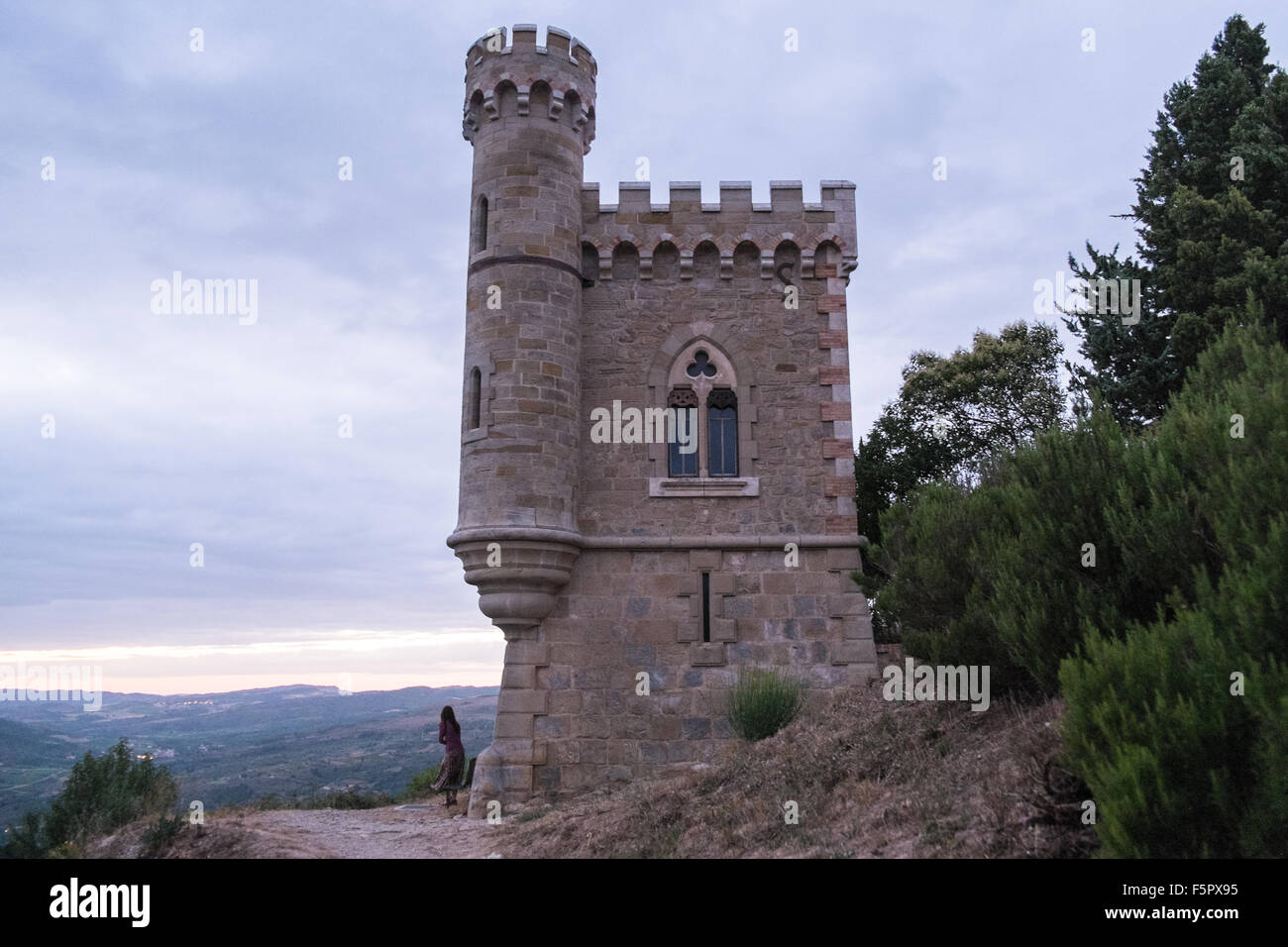 Magdala Tower at Rennes le Chateau,hilltop village associated with many ...