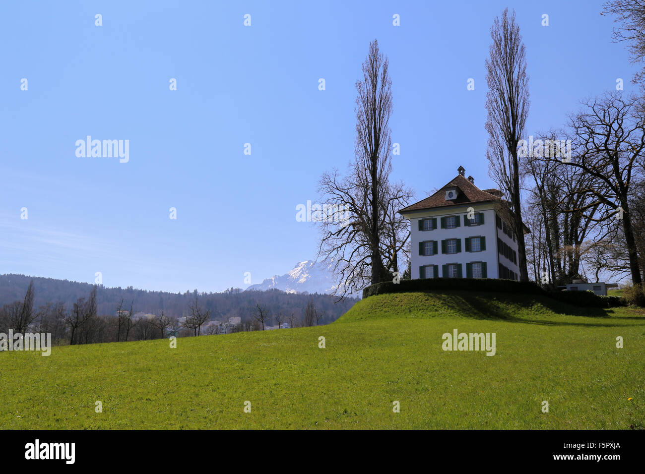 the residence house of Richard Wagner in Lucerne Swiss Stock Photo - Alamy
