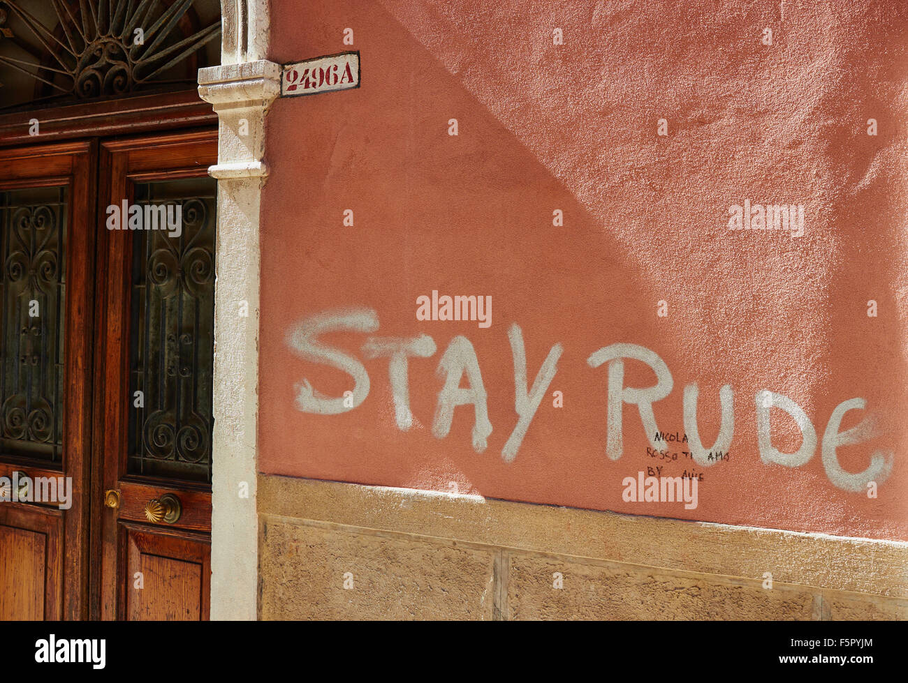 Stay rude hi-res stock photography and images - Alamy