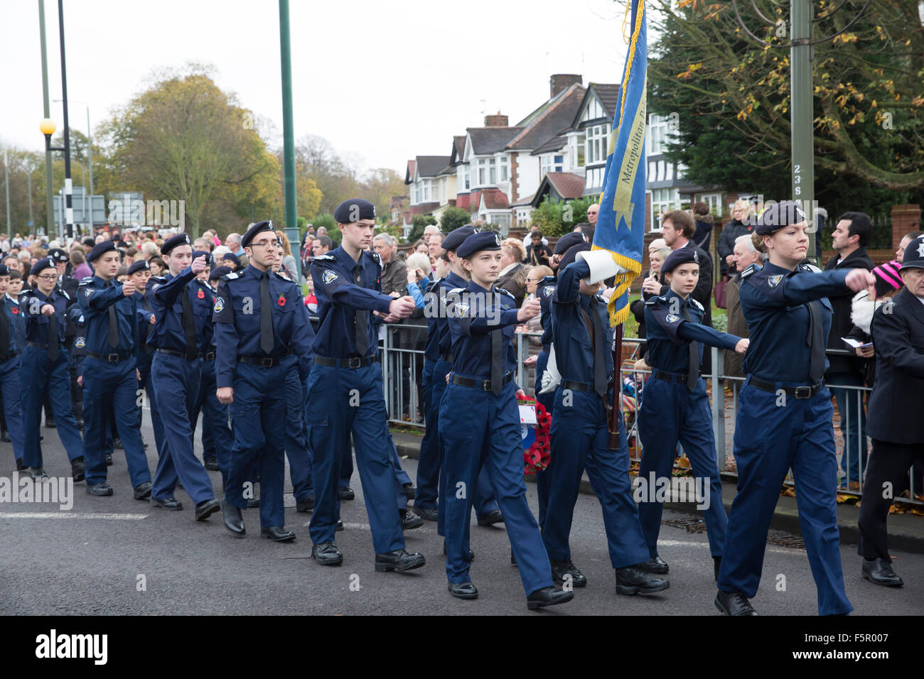 Orpington, UK. 8th Nov, 2015. Police cadets march in Orpington Kent at ...