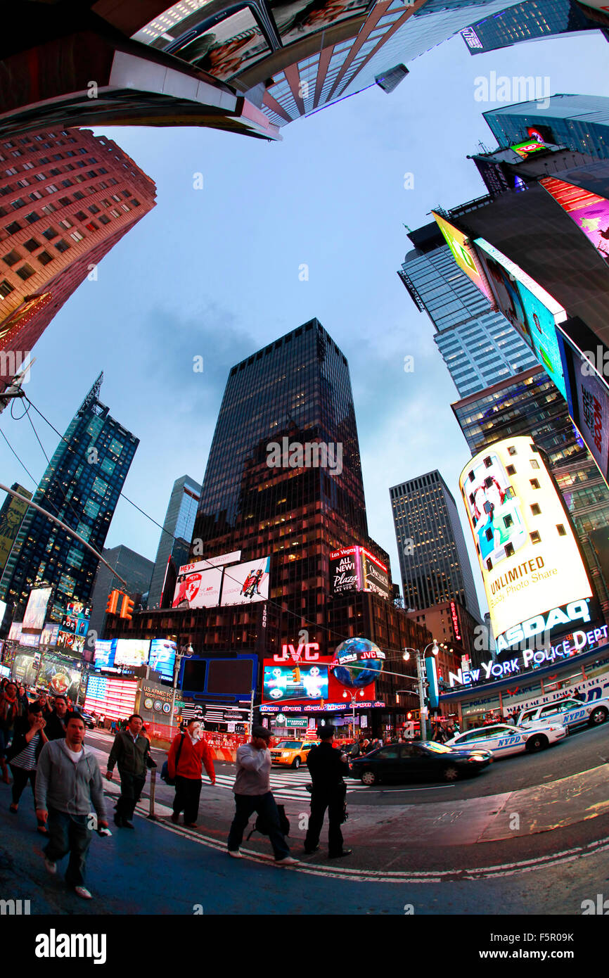 Times Square, featured with Broadway Theaters and huge number of LED ...