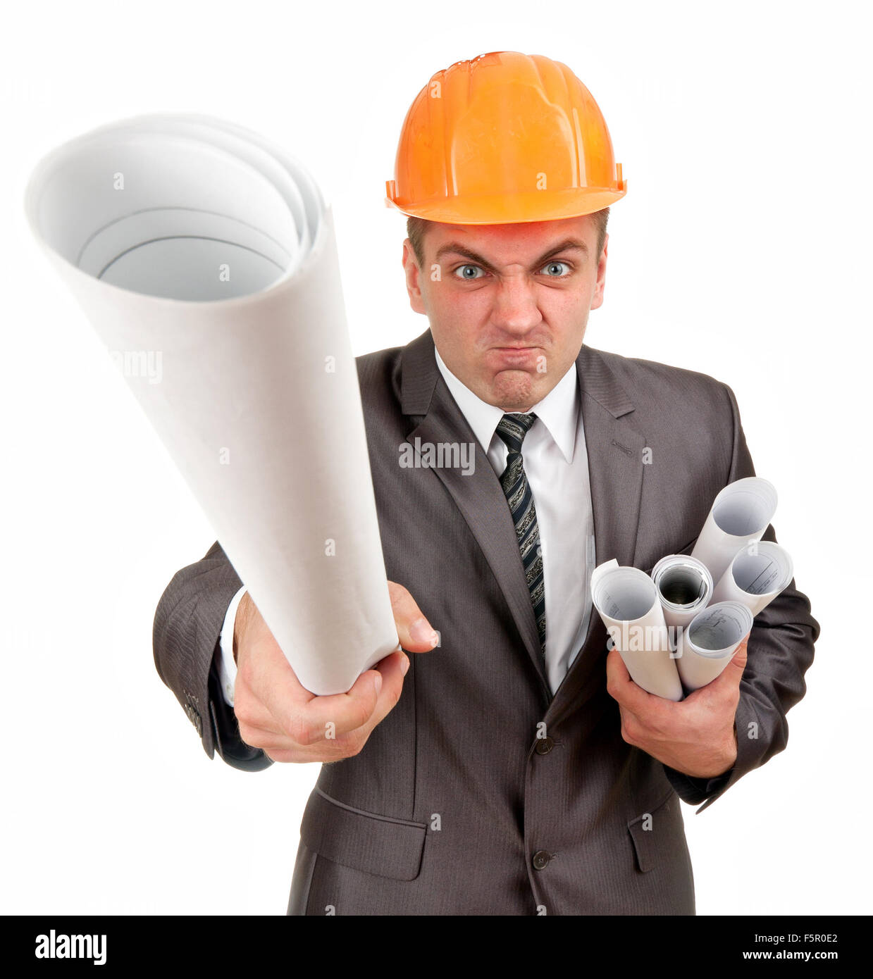 Engineer plans isolated hi-res stock photography and images - Alamy