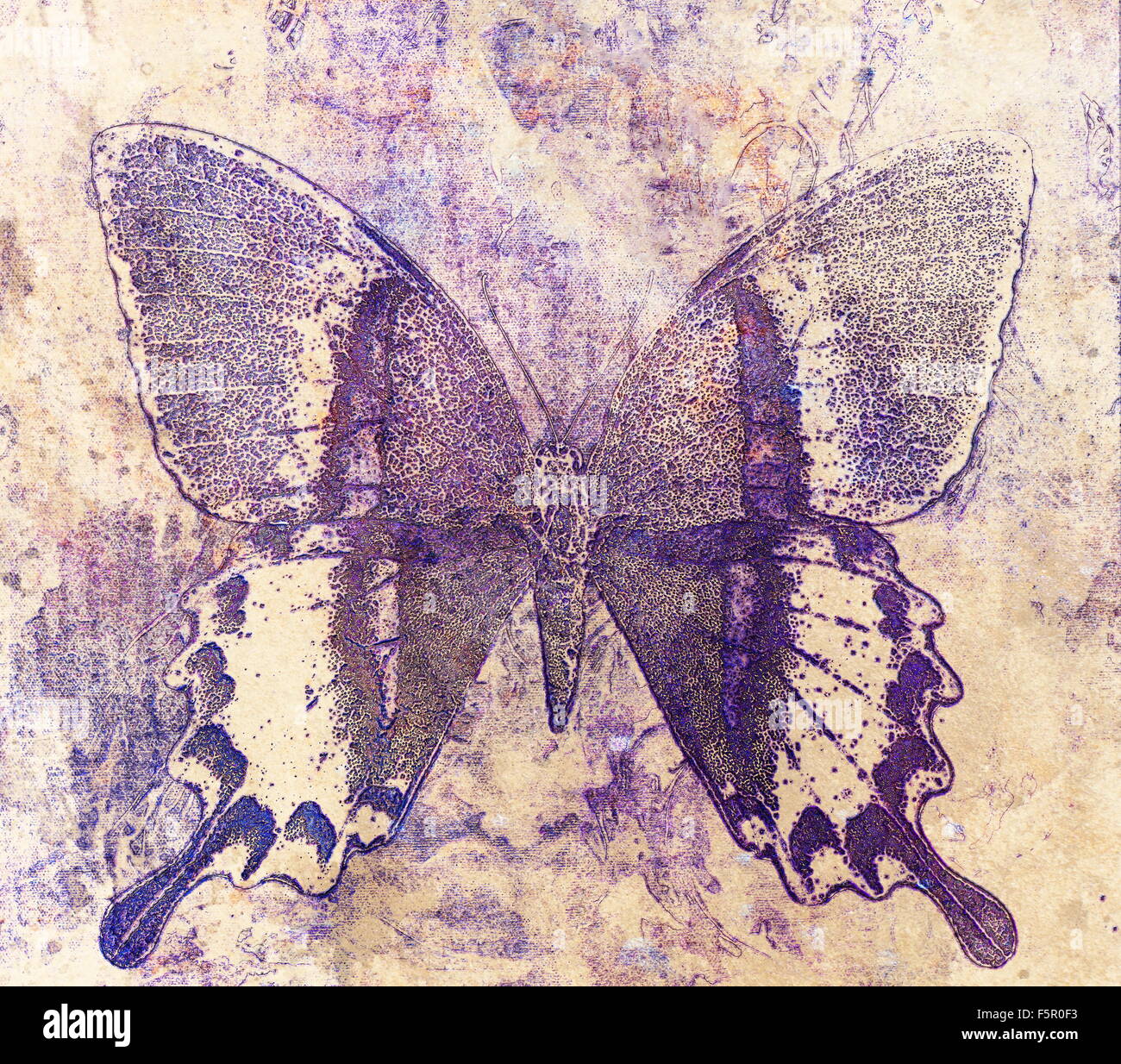 Airbrush butterfly hi-res stock photography and images - Alamy
