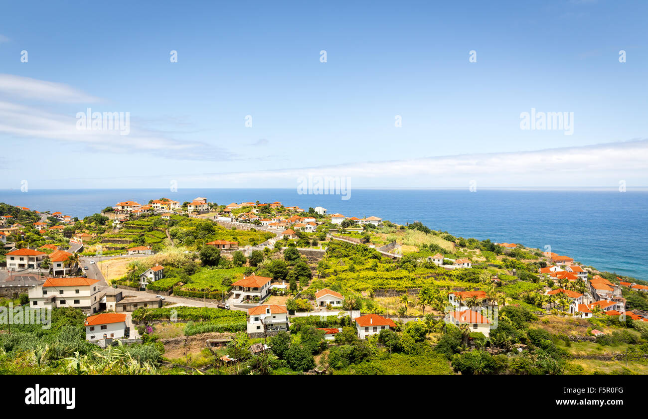 European town on the seaside Stock Photo - Alamy