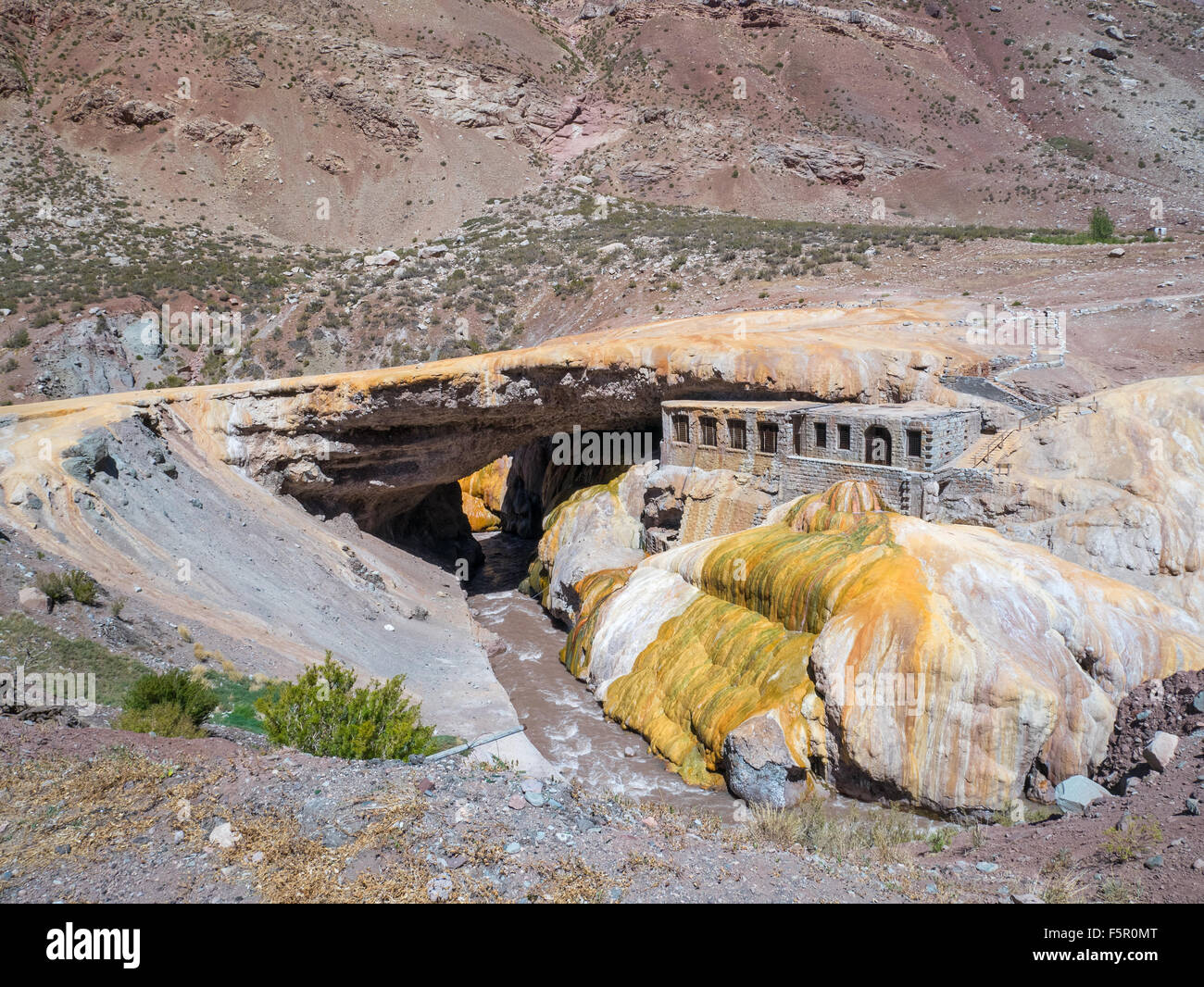 Puente del Inca, The Incas Bridge Stock Photo - Alamy