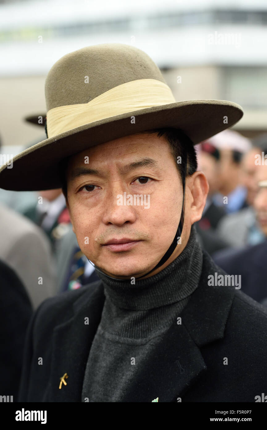 Remembrance Day Parade at the Cenotaph Town Centre Swindon 2015 Stock ...