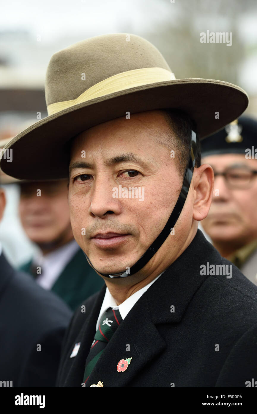 Remembrance Day Parade at the Cenotaph Town Centre Swindon 2015 Stock ...