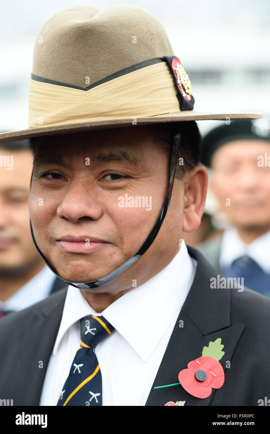 Remembrance Day Parade at the Cenotaph Town Centre Swindon 2015 Stock ...