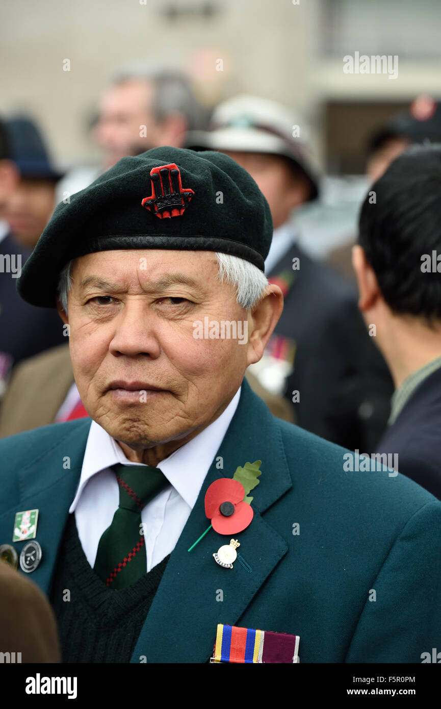 Remembrance Day Parade at the Cenotaph Town Centre Swindon 2015 Stock ...