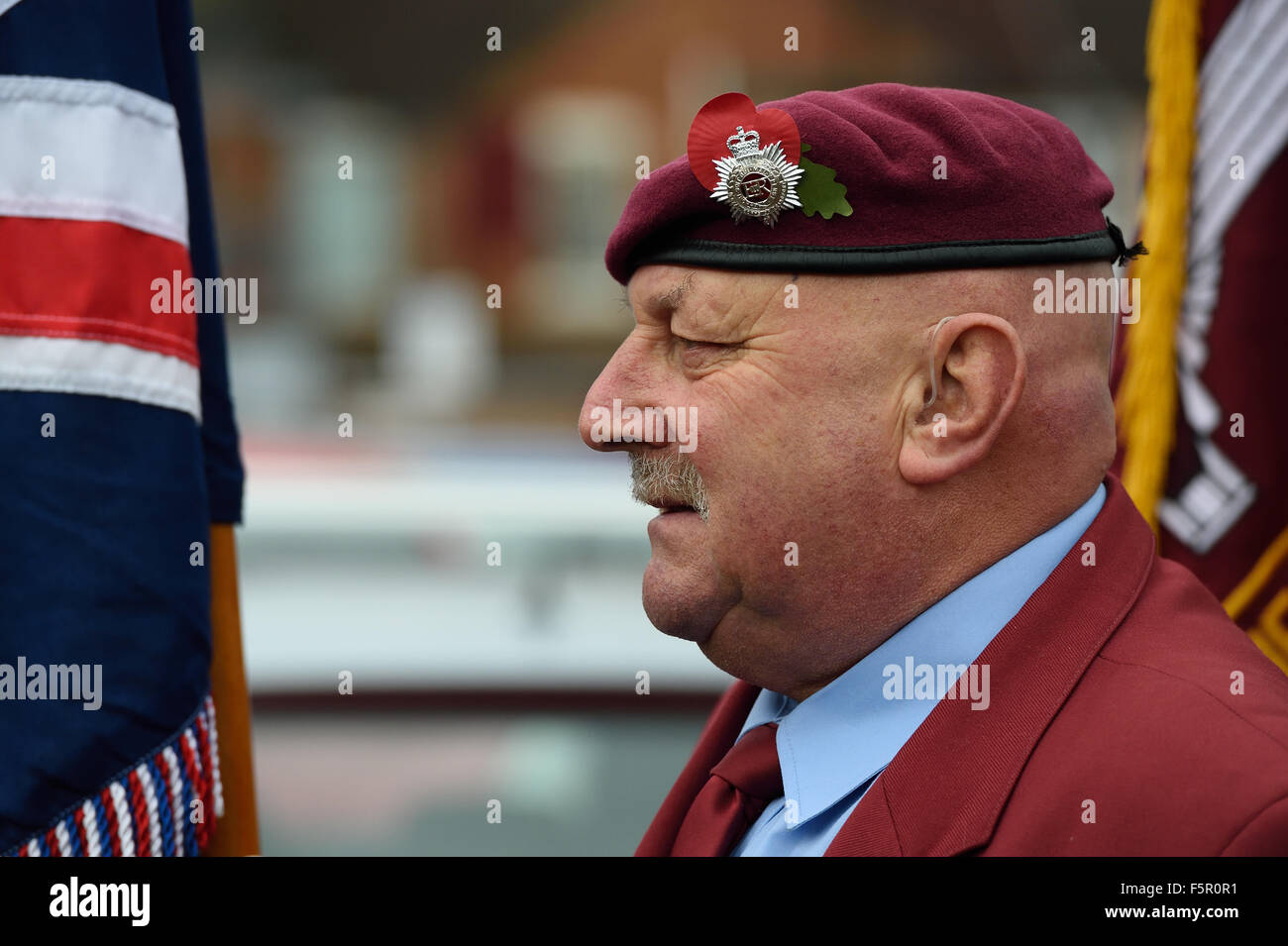 Remembrance Day Parade at the Cenotaph Town Centre Swindon 2015 Stock ...