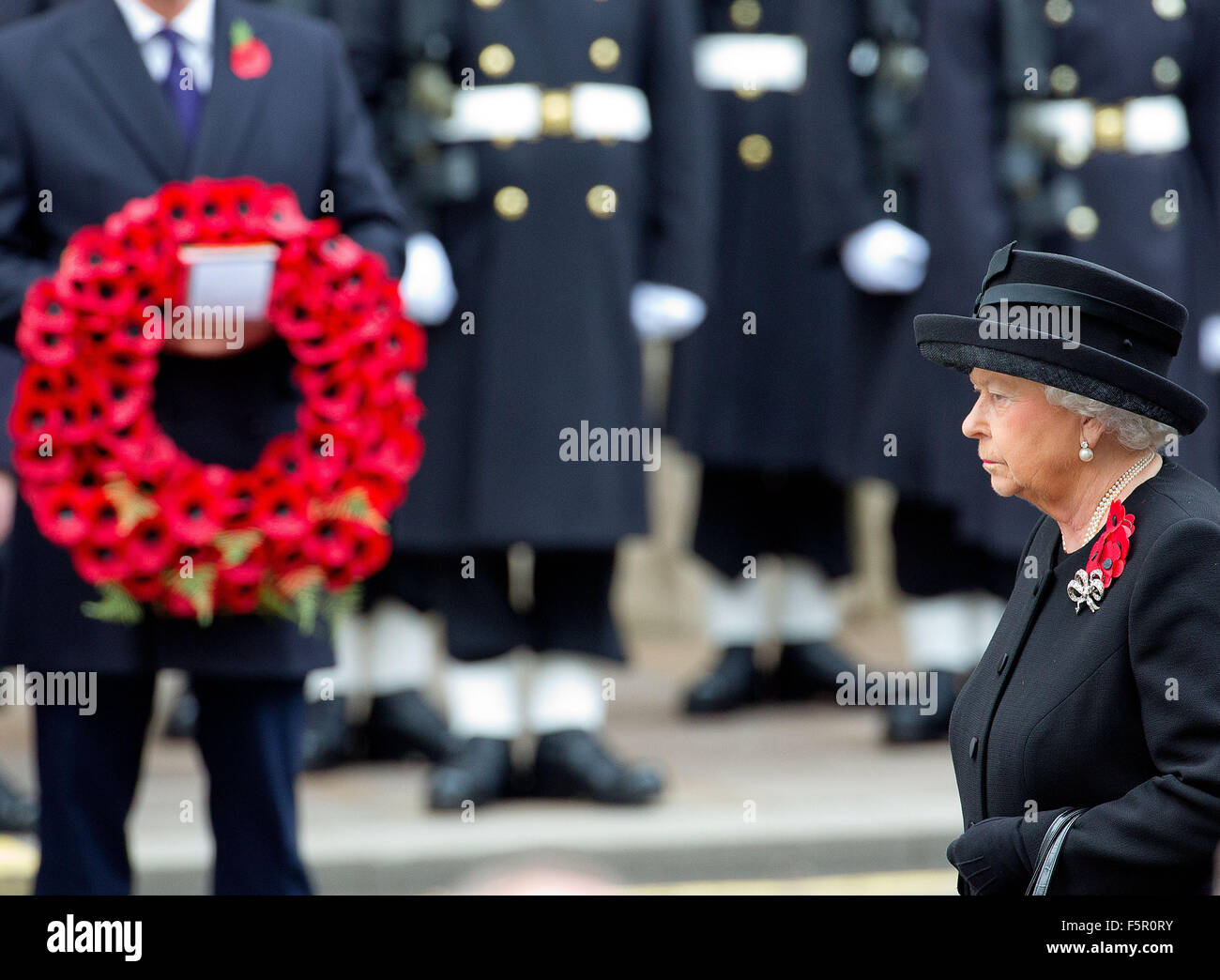 London, Britain. 08th Nov, 2015. Britian's Queen Elizabeth II during ...