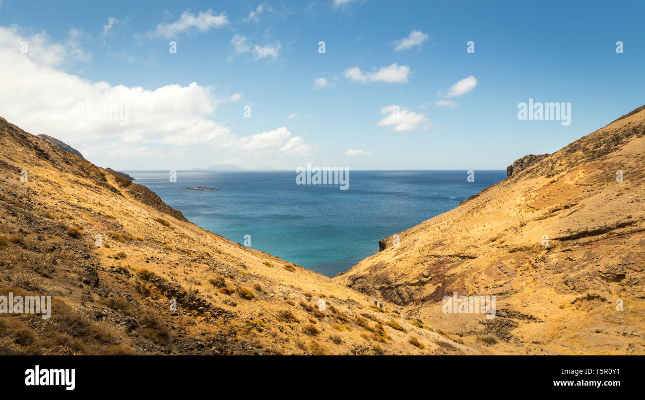Wide view of summer ocean Stock Photo - Alamy
