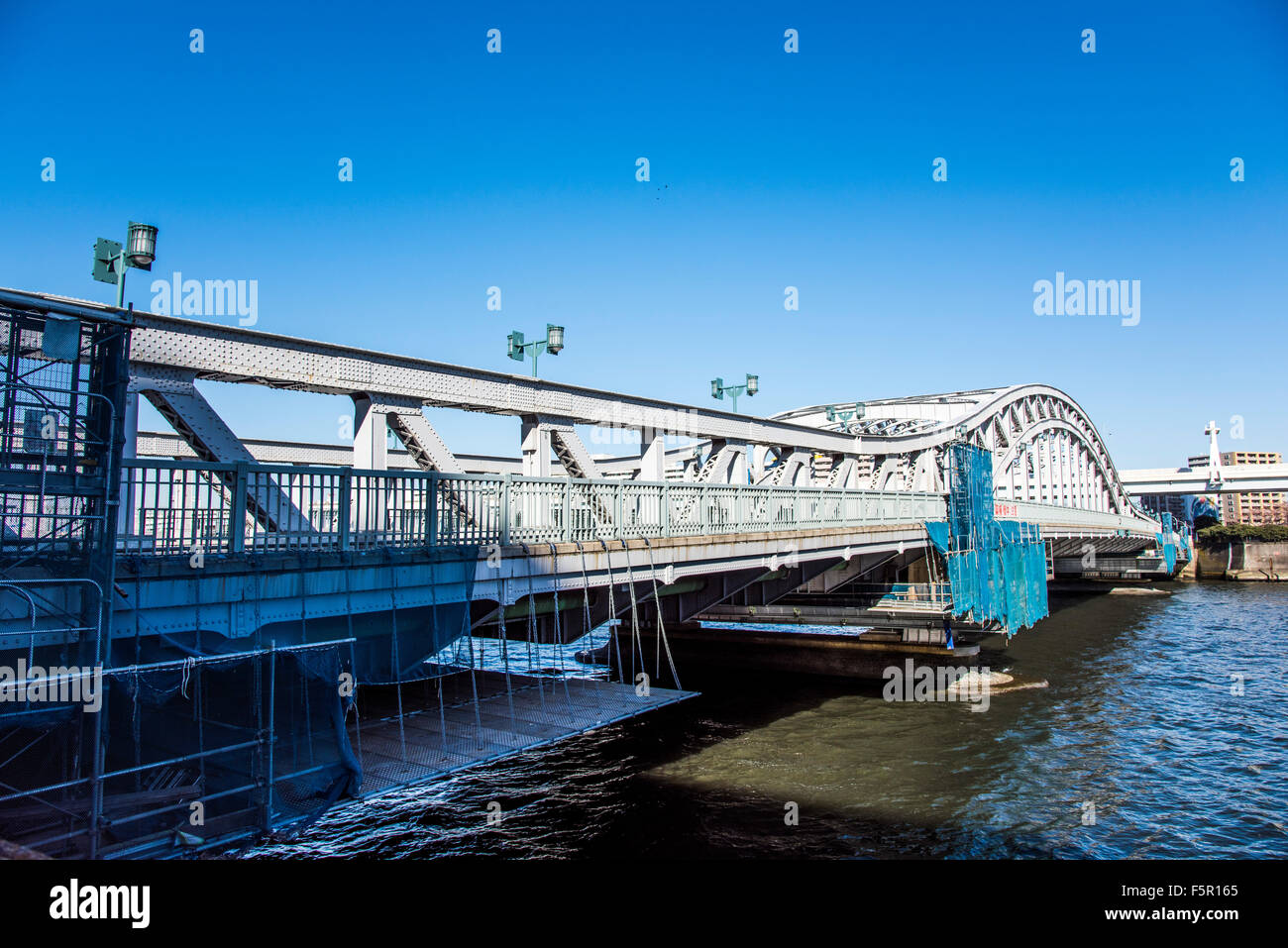 Shirahigebashi bridge,Sumida river,Tokyo,Japan Stock Photo - Alamy