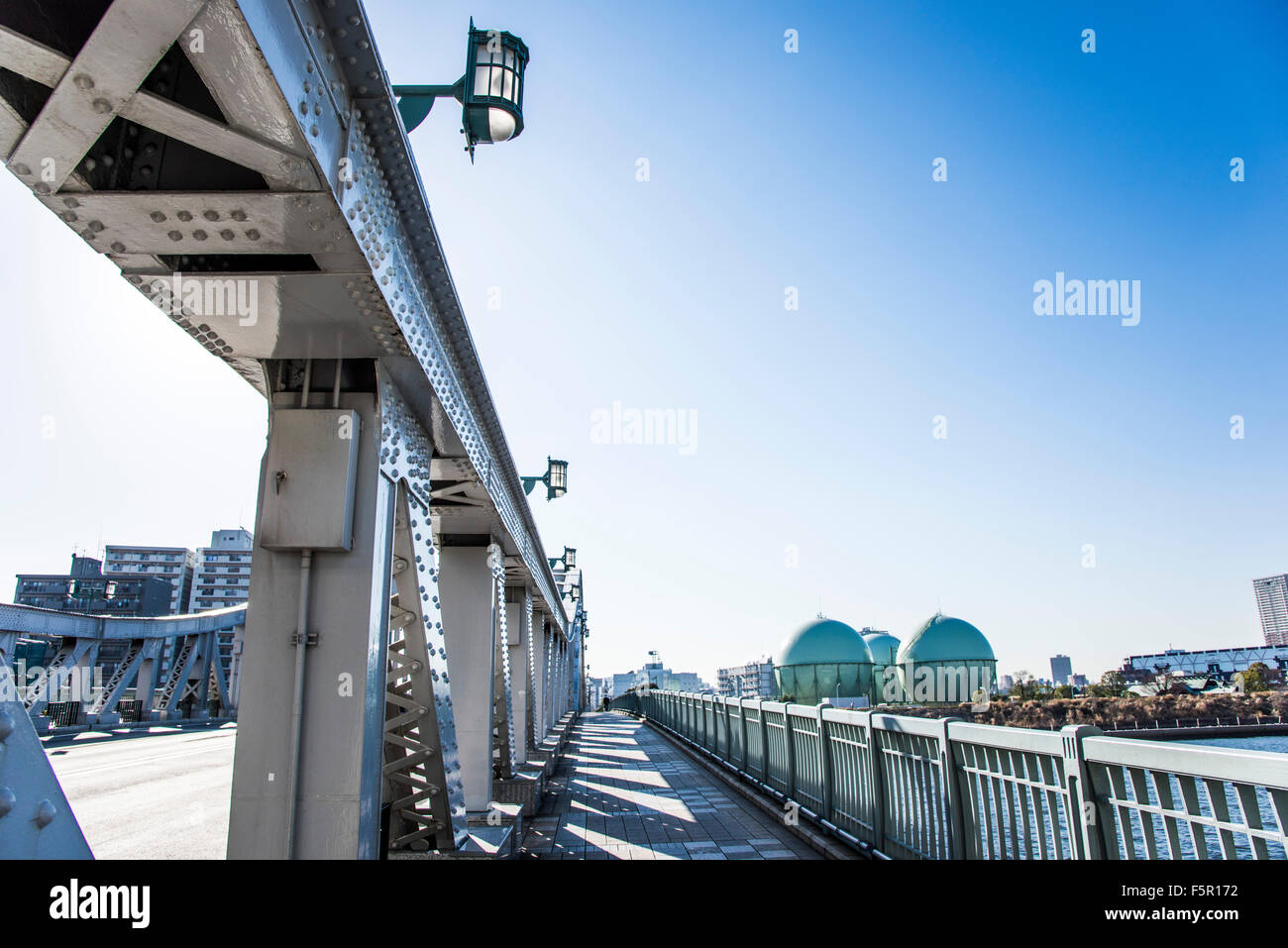 Shirahigebashi bridge,Sumida river,Tokyo,Japan Stock Photo - Alamy