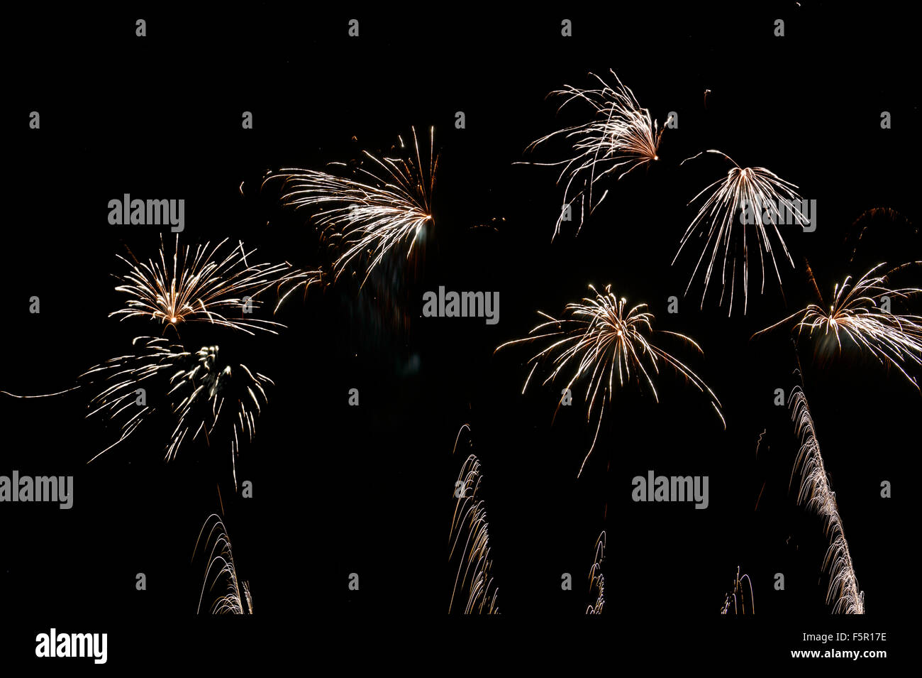Bonfire night fireworks Stock Photo - Alamy