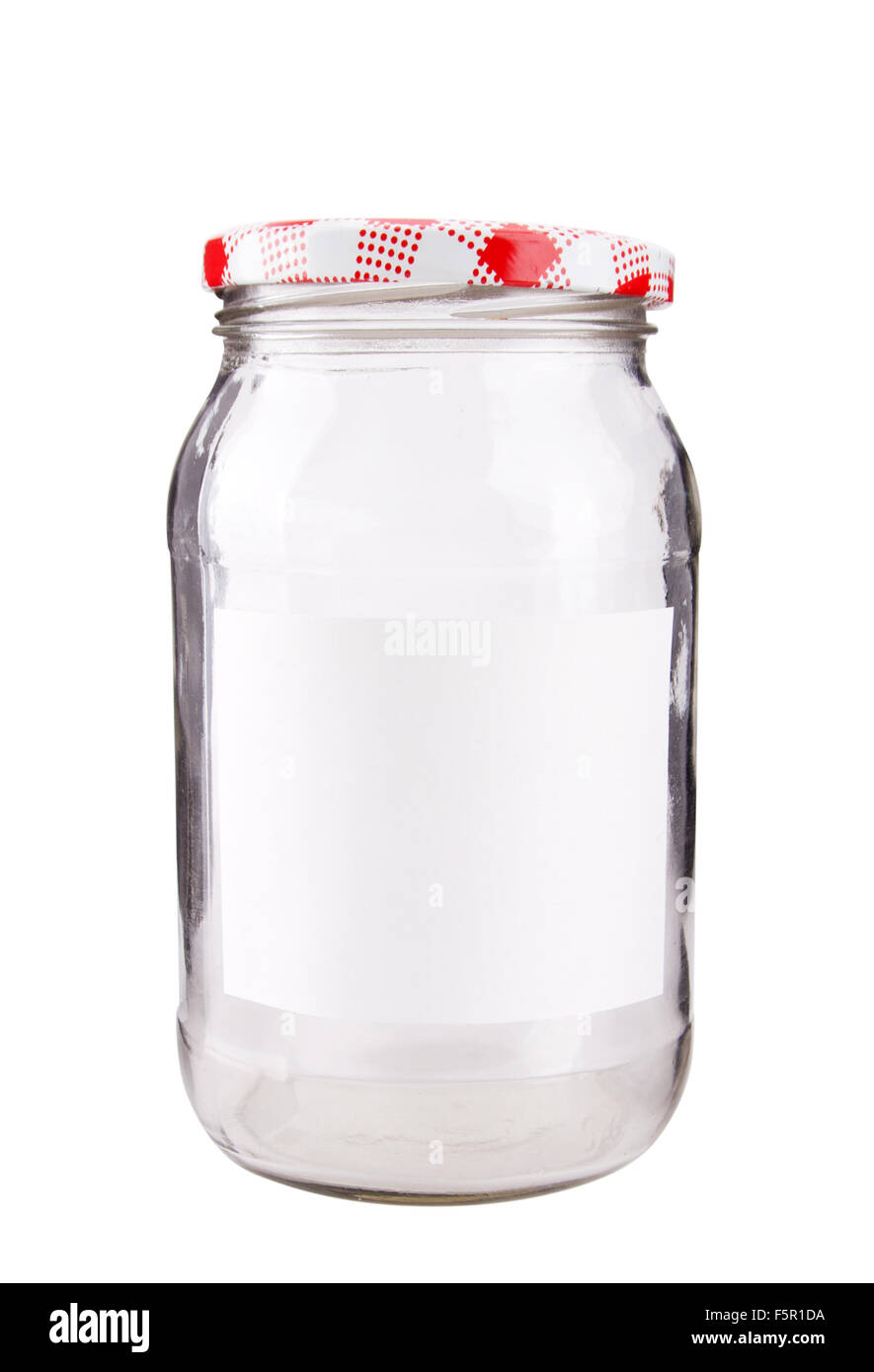 Empty jar label Cut Out Stock Images & Pictures - Alamy