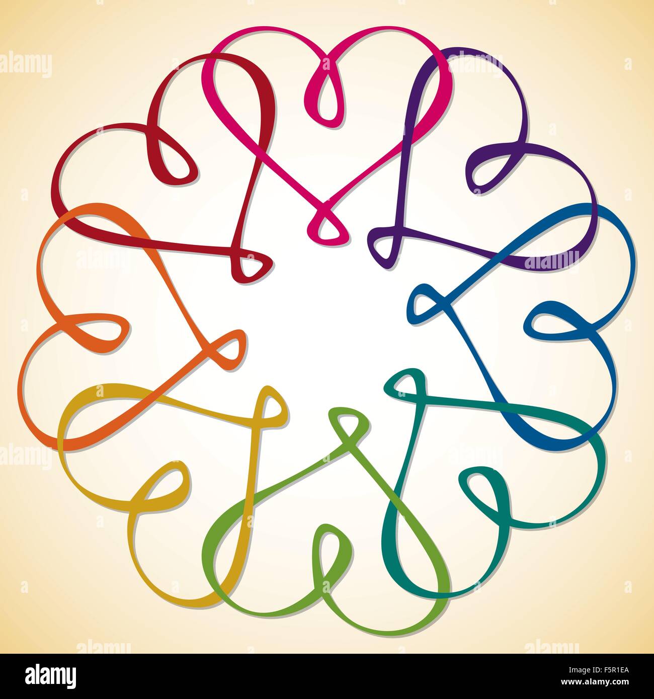 Interlinked vector vectors hi-res stock photography and images - Alamy