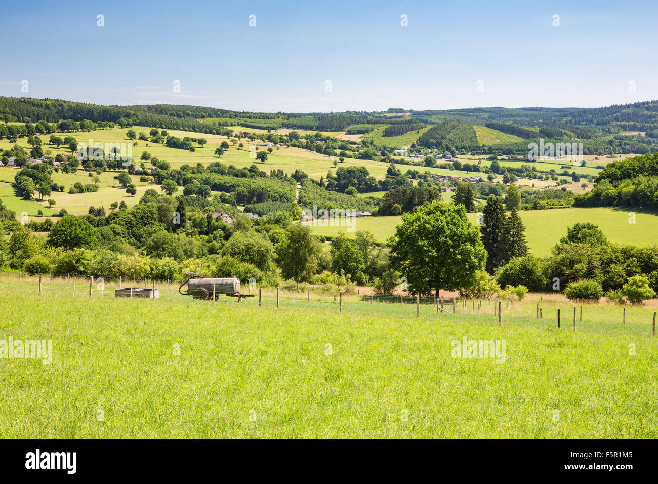 Countryside in the Belgian Ardennes Stock Photo - Alamy