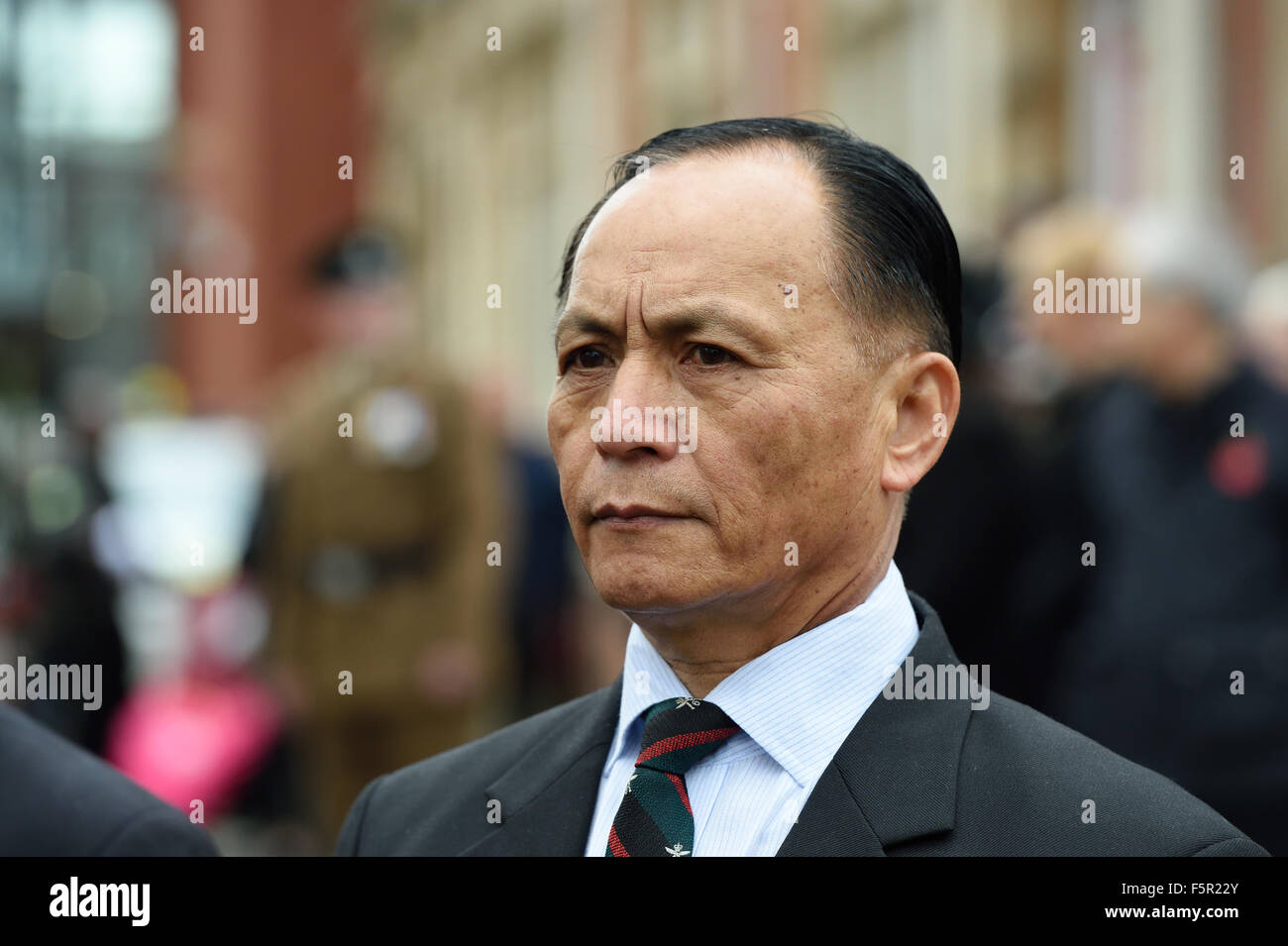 Remembrance Day Parade at the Cenotaph Town Centre Swindon 2015 Stock ...