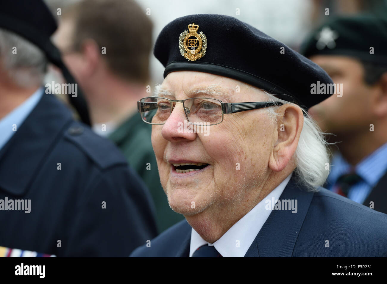 Remembrance Day Parade at the Cenotaph Town Centre Swindon 2015 Stock ...