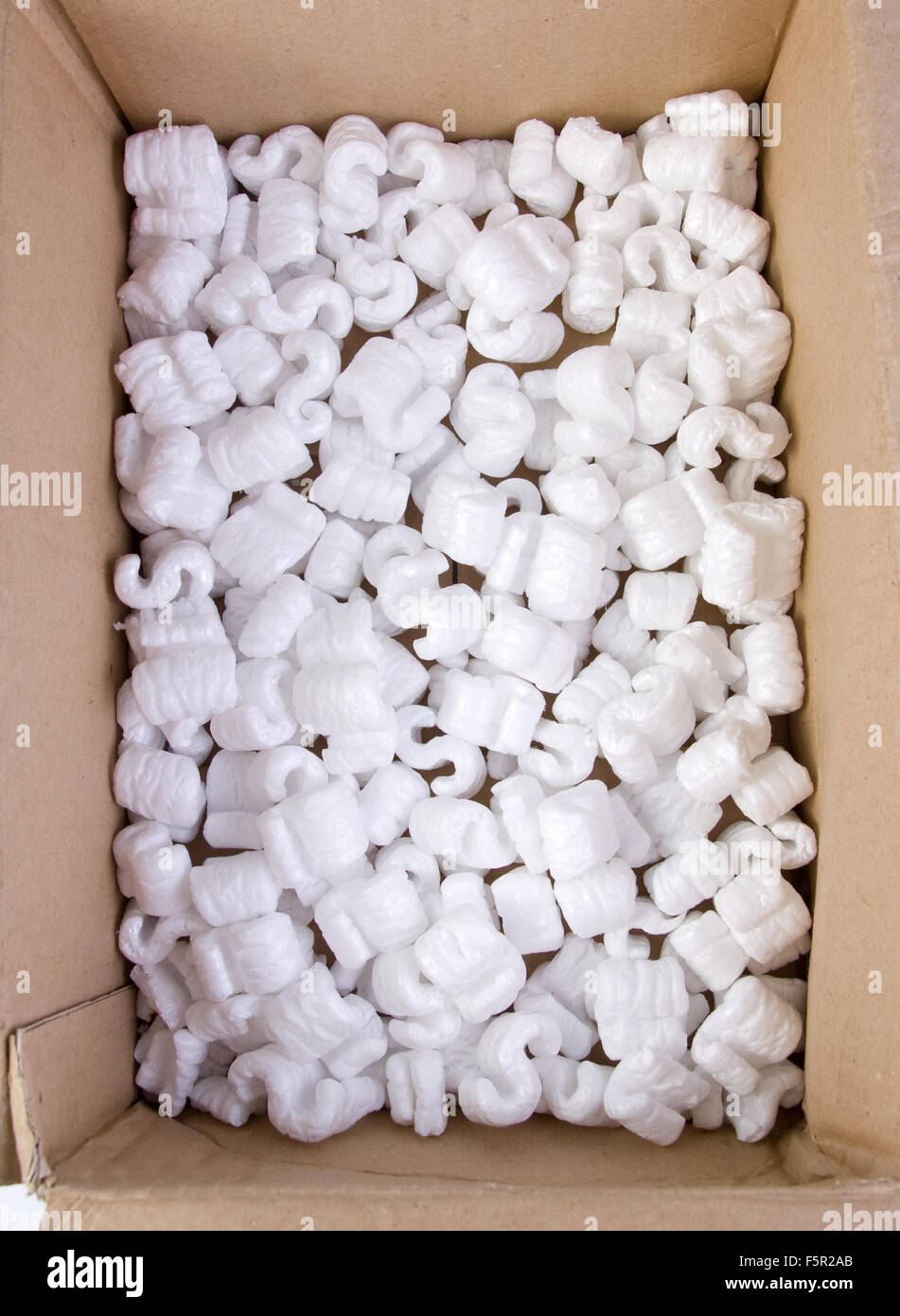 Opened delivery box Stock Photo - Alamy