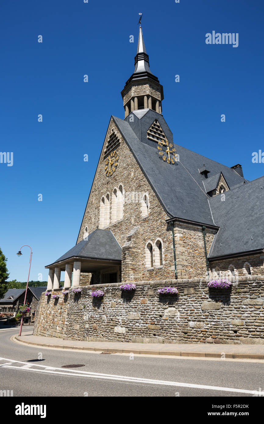 Church of Vielsalm Stock Photo - Alamy