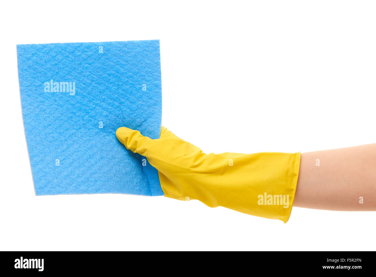 Hand latex glove against Cut Out Stock Images & Pictures - Alamy