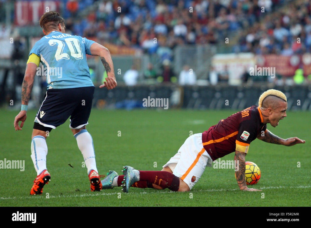 Rome, Italy. 8th November, 2015. Rome, Olympic stadium italian league ...