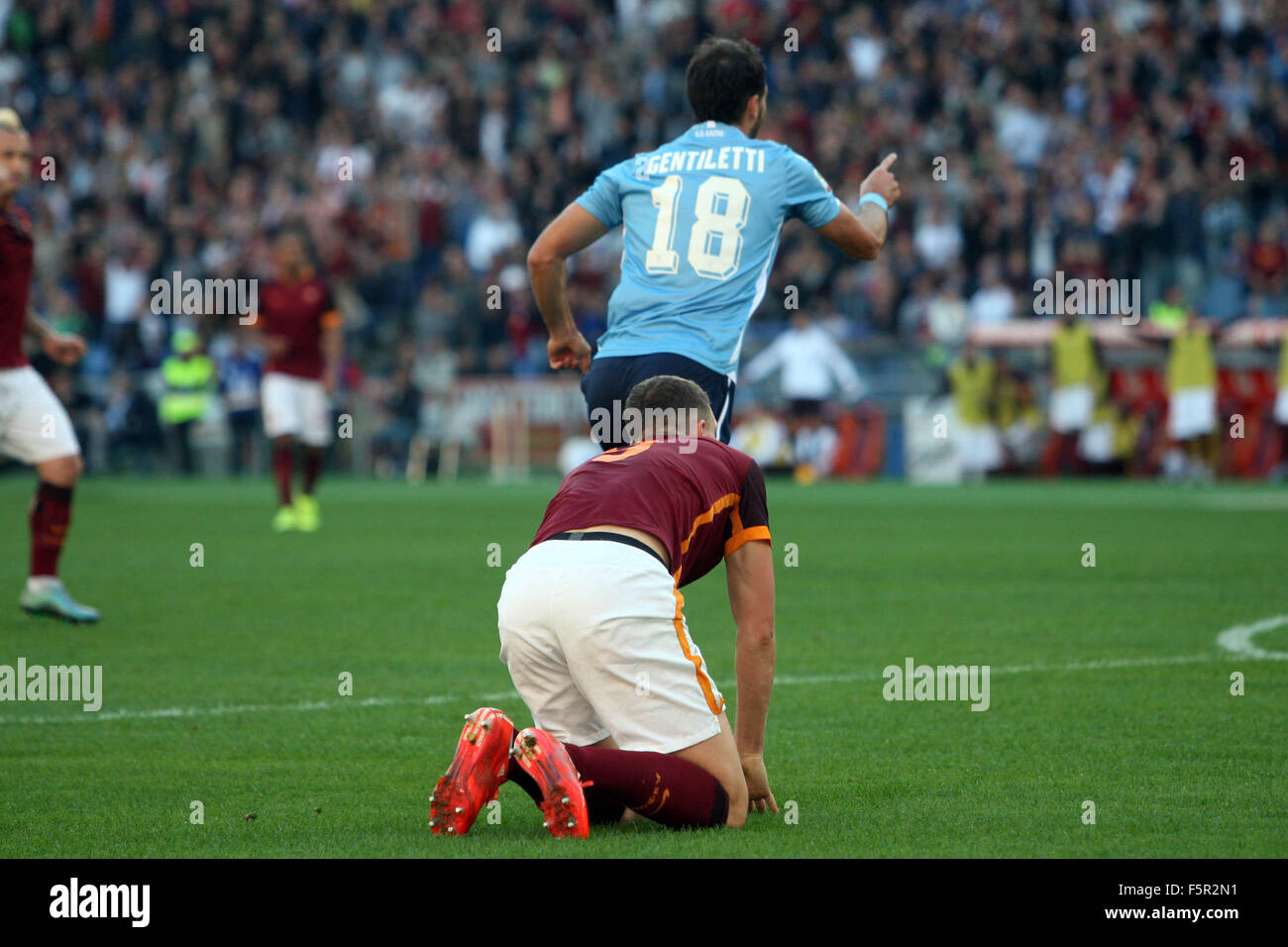 Rome, Italy. 8th November, 2015. Rome, Olympic stadium italian league ...