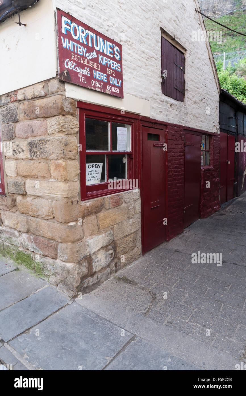 Whitby kipper shop hi-res stock photography and images - Alamy