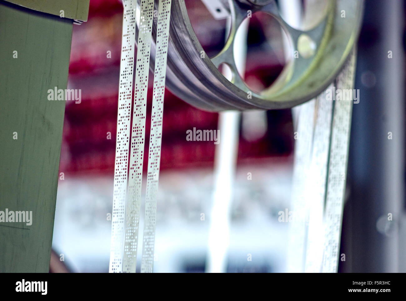 Close up of the tape drive of the Bletchley Park Colossus rebuild of ...