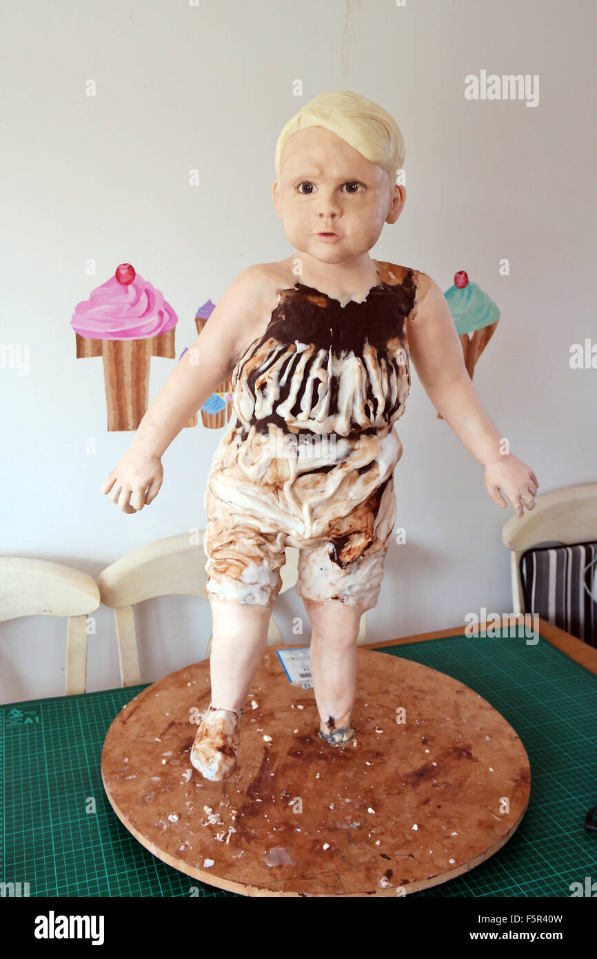 Birmingham, UK. 30th Oct, 2015. HANDOUT - A handout shows a life-sized ...