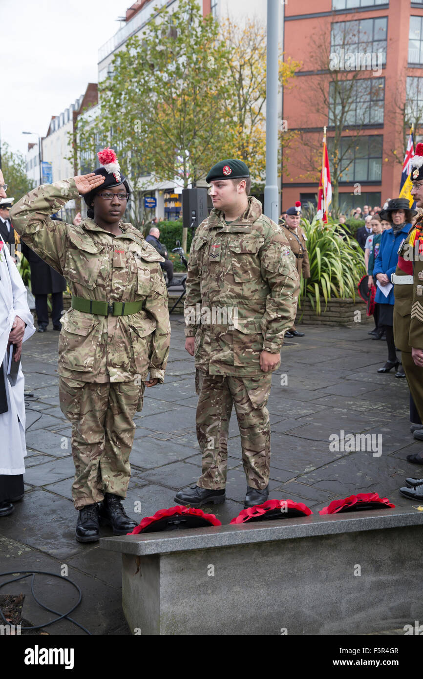 Orpington,UK,8th November 2015,Army cadets in Orpington Kent at a ...