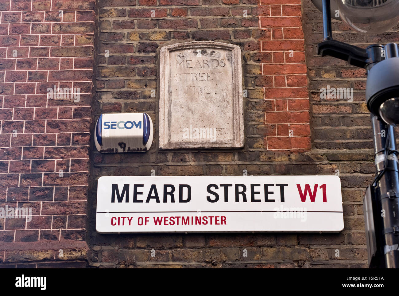 Soho street sign hi-res stock photography and images - Alamy